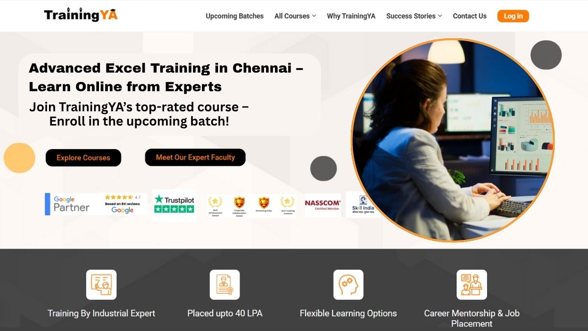 Advanced excel training in Chennai | TrainingYA