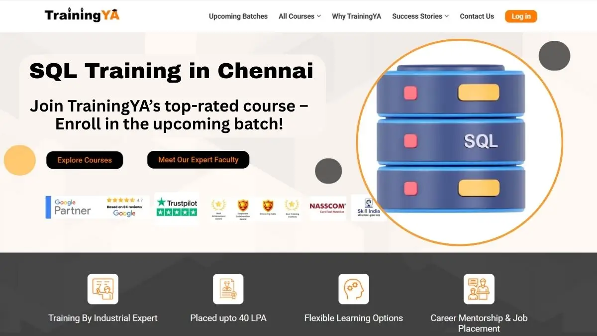 SQL Training in Chennai | TrainingYA